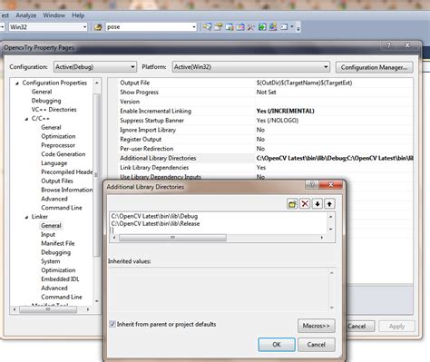 Opencv 2 4 2 Configuration With Visual Studio 2010 Issue Stack Overflow