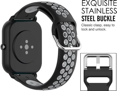 Buy Qghxo Breathable Band For Amazfit Gts Soft Silicone Band Replacement For Amazfit Gts Gts