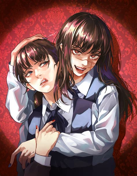 Yoru And Mitaka Asa Chainsaw Man Drawn By Moroi Danbooru
