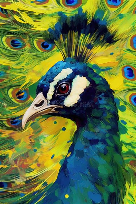 Peacock Form And Spirit Through An Abstract Lens Dynamic And