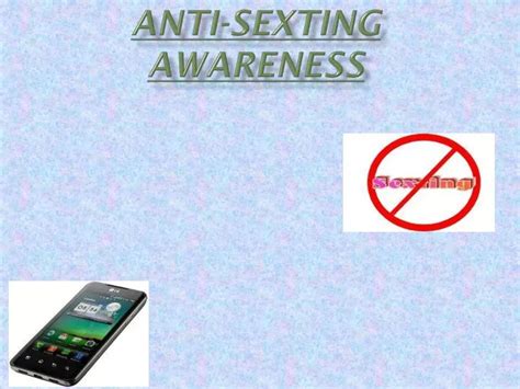 PPT Anti Sexting Awareness PowerPoint Presentation Free Download ID