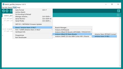 Getting Started With The Arduino Nano 33 BLE Sense Arduino