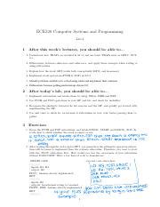 ECE Computer Systems And Programming Lab Concepts And Course Hero