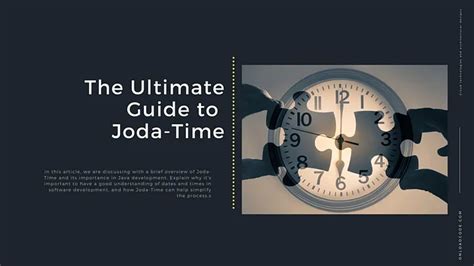 The Ultimate Guide To Using Joda Time In Java Installation And