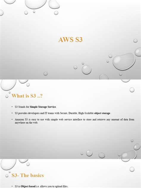S3 Cloudfront Rds Dynamodb Pdf No Sql Databases