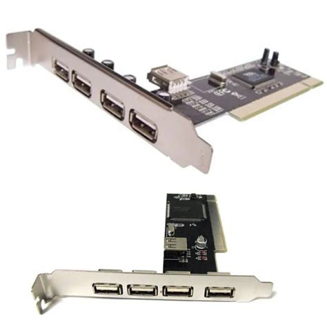 Usb 20 Pci Computer Pc Card 4 External Port 1 Internal Port To