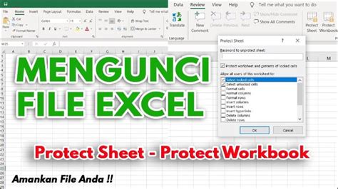 Cara Mengunci File Excel Agar Tidak Bisa Diedit Dan Dicopy Sumberin