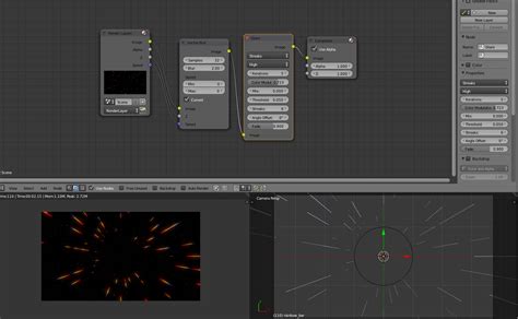 Warp Drive Effect Particles And Physics Simulations Blender