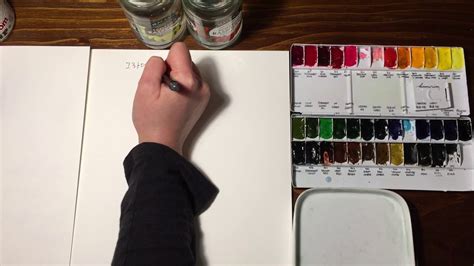 수채화 그라데이션 Youtube