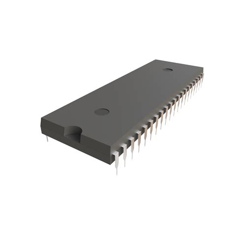 Realistic Rendering Of Integrated Circuit Electronics Component 43198313 Png