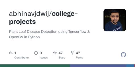 Github Abhinavjdwijcollege Projects Plant Leaf Disease Detection Using Tensorflow And Opencv