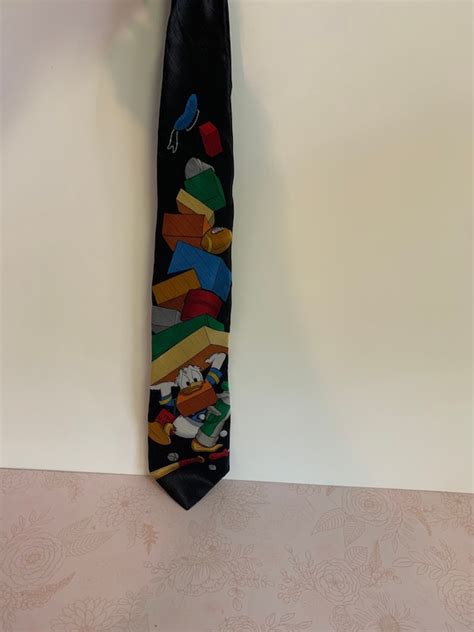Vintage Donald Duck Neck Tie Vintage Disney Neck Tie Gem