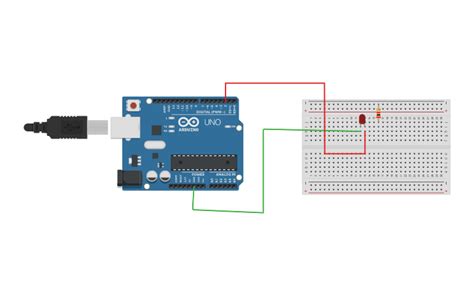 Circuit Design Blink 1 Tinkercad
