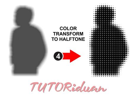 cara membuat efek bayangan halftone dengan coreldraw