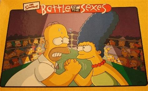 Battle Of The Sexes The Simpsons Board Game