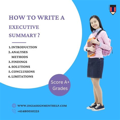 How To Write A Executive Summary Executive Summary Summary Writing A Grades