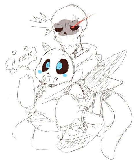Swap Sans X Fell Papyrus Undertale Cute Undertale Comic Undertale