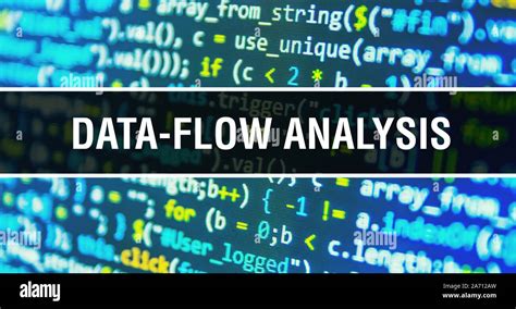 Data Flow Analysis Concept Illustration Using Code For Developing