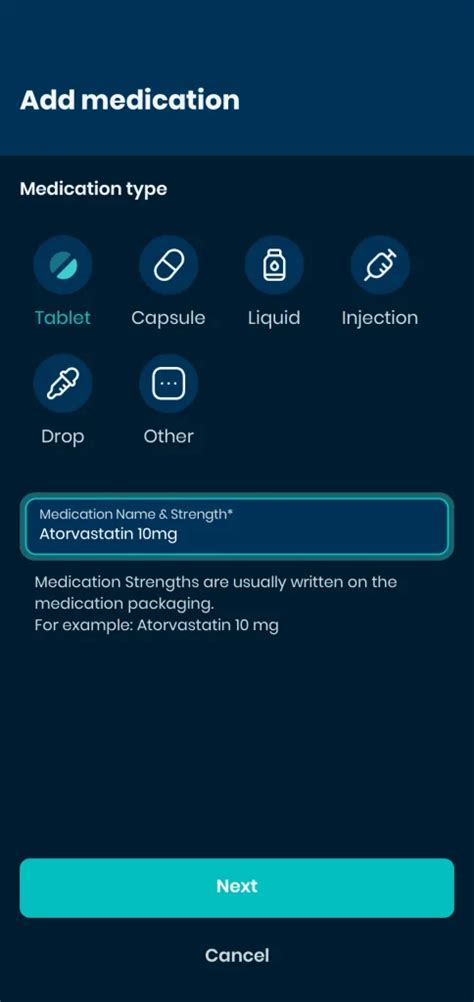 Add Medication Mediqation