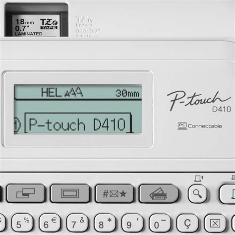 Brother Pt D410 Alcacl Rotuladora De Sobremesa Con Teclado Qwerty