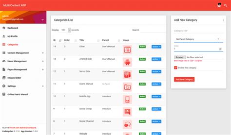 Multi Content App Viacoders Web Design Android Application