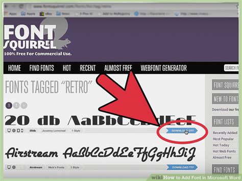 How To Add Font In Microsoft Word Steps With Pictures