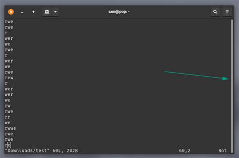 Is It Possible To Use The Scrollbar In Vim Mine Is Always Full And