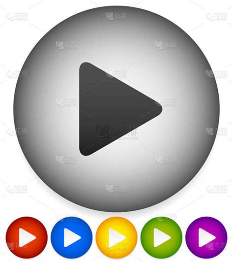 循环播放按钮在不同的颜色