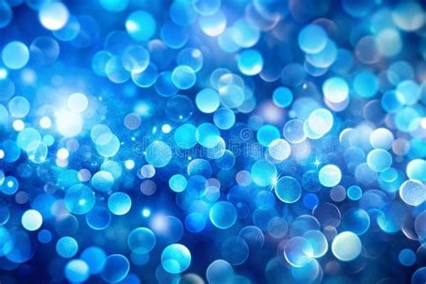 Abstract Blue Bokeh Background Stock Illustration Illustration Of Visuals Concept 365636508