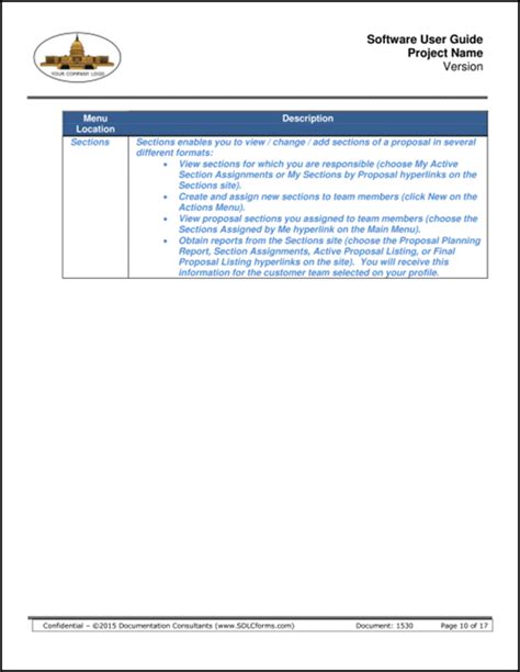 Sdlcforms Software User Guide
