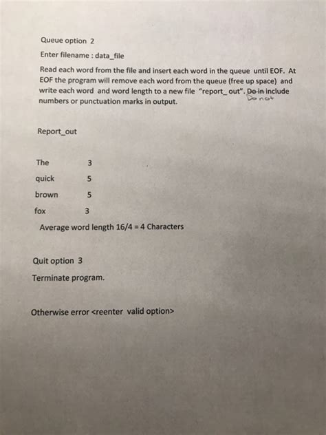 Solved Write A C Program To Implement A Stack And A Queue