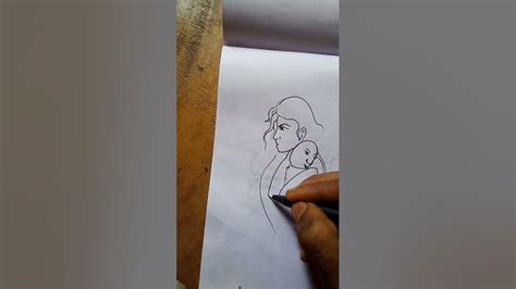 Koe Kahe De Kaya Hoti Hai Maa Easydrawing Trending Shorts Youtube