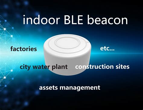 8 Years Battery Life Iot Positioning System Low Energy Long Battery Life Ble 5 0 Beacon Indoor