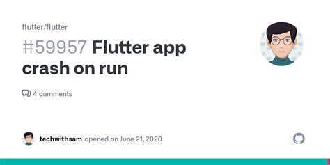 Flutter App Crash On Run Issue 59957 Flutter Flutter GitHub
