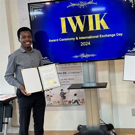 I Am Deeply Humbled And Honored To Have Been Recognized By The International World In Korea For