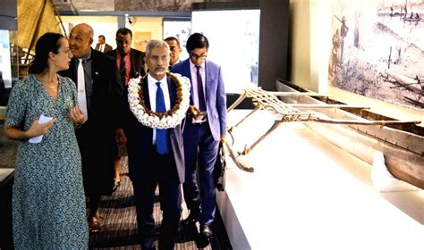 Fiji Eam S Jaishankar During Visiting The Fiji Museum