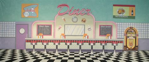 Peggy Sue 50s Diner Grosh Backdrops