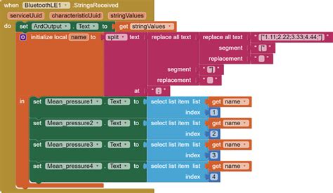 String Spliting Problem In Bluetoothle Mit App Inventor Help Mit App Inventor Community