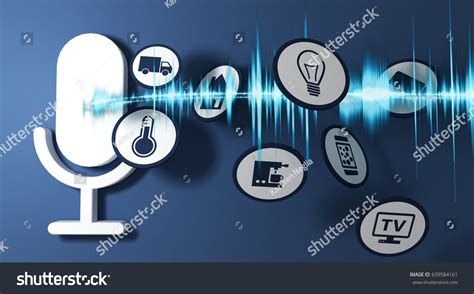 3d Rendering Pictogram Voice Recognition System Stock Illustration 639584161 Shutterstock