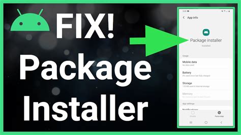 Android Package Installer Not Working YouTube