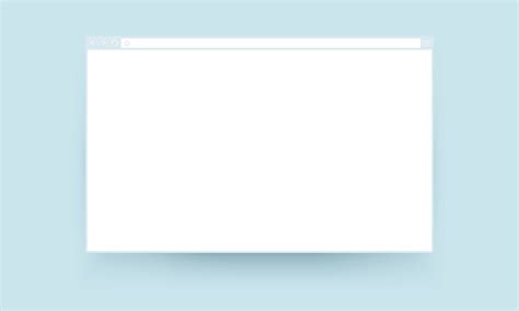 빈 브라우저 창입니다 데스크탑 컴퓨터 프레임 벡터 클레이 모형 웹 브라우저에 대한 스톡 벡터 아트 및 기타 이미지 웹