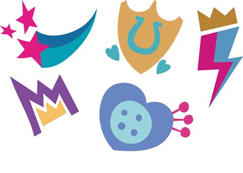 Cutie Marks On Freevector Mlp Deviantart
