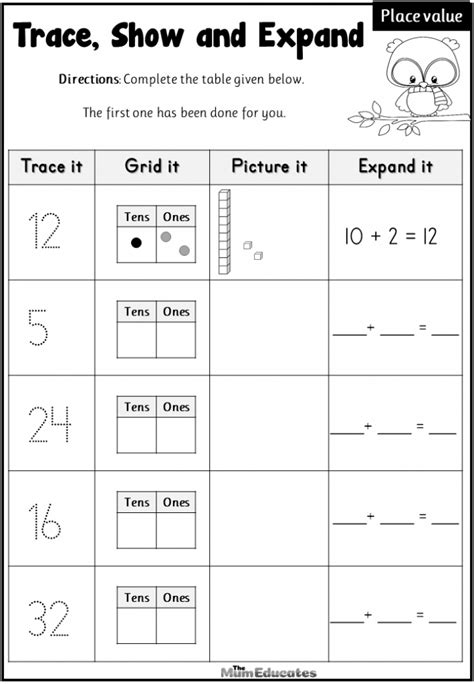 Free Place Value Worksheets Year 1 The Mum Educates