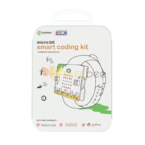 Elecbee Educational Diy Programming Microbit Smart Coding Kit Watch Wearable Device Fit For