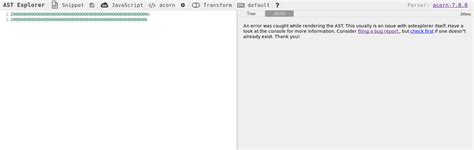 Viewing An Ast That Includes A Bigint Crashes Because Of Json