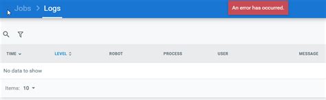 Robot Logs Are Not Visible In Orchestrator If Elasticsearch Is