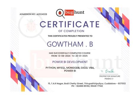 Powerbi Dataanalytics Continuouslearning Datavisualization… Gowtham B