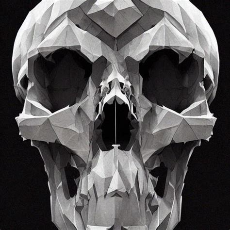 Angular Skull 1 By Y2k2014 On Deviantart