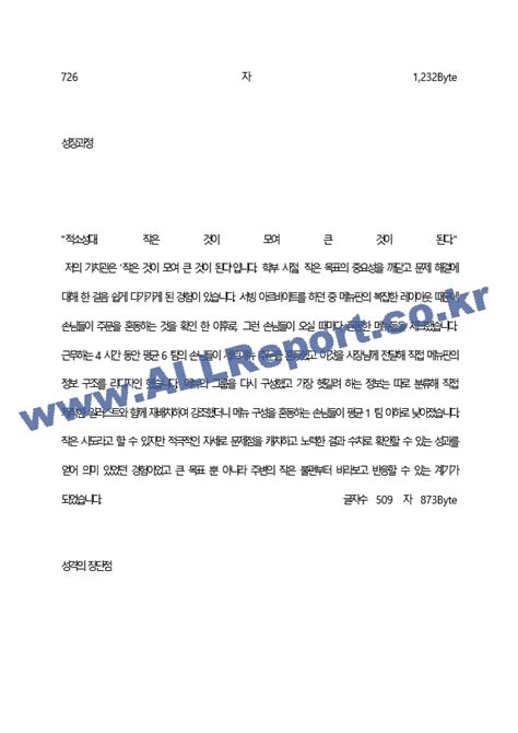 에이치엔아이엔씨주 최종 합격 자기소개서자소서일반공통자기소개