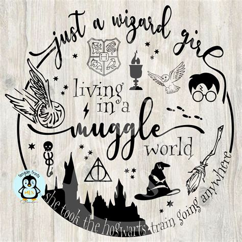 Just A Wizard Girl Living In A Muggle World She Took The Hogwarts Train
